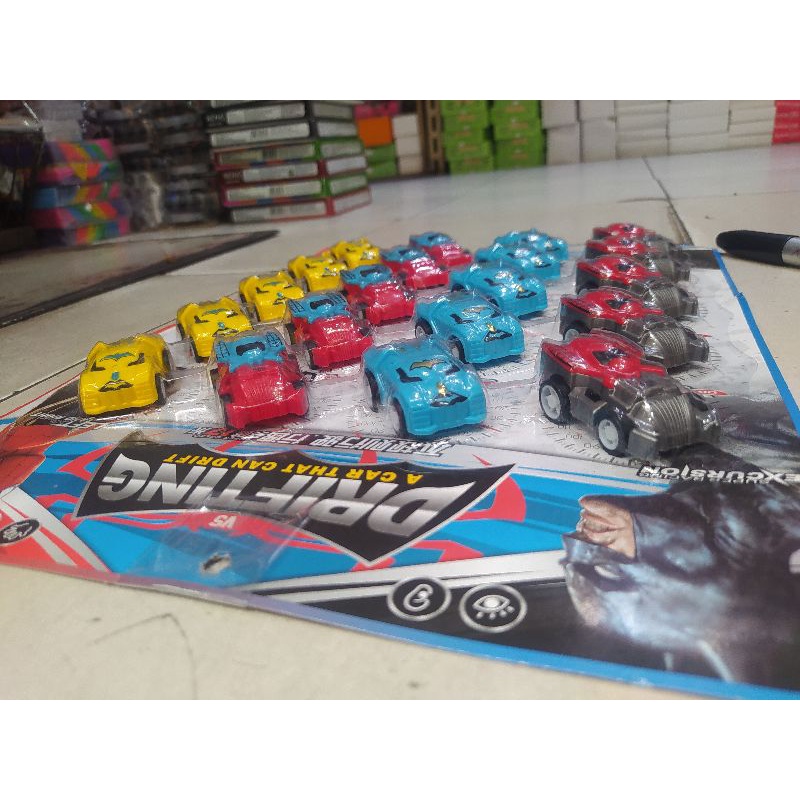 Jual Mainan mobil kartun animasi Batman dan Spiderman Fullback lembaran ...