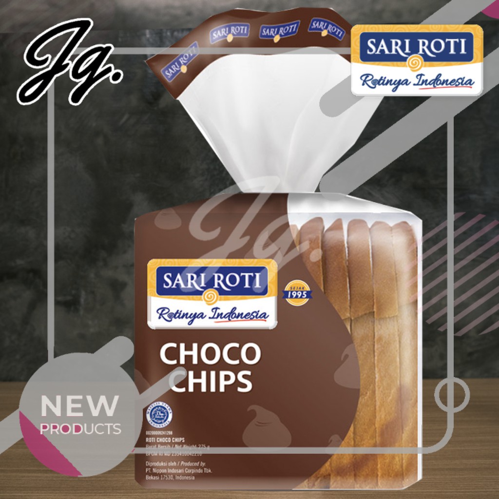 Jual SARI ROTI TAWAR CHOCO CHIPS 275 GRAM | Shopee Indonesia