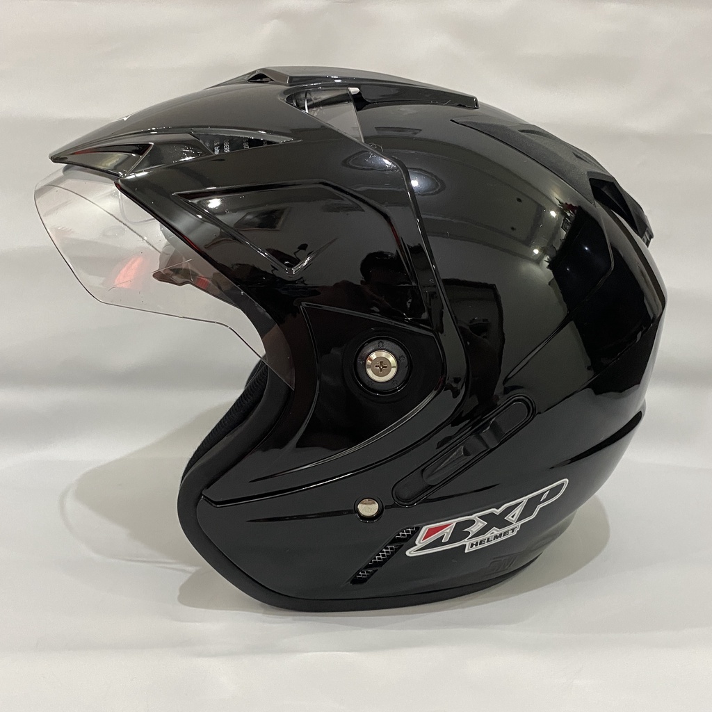 Jual Helm JP7 Hitam Glossy - Polos Solid Helem SNI helmet Dewasa BXP ...