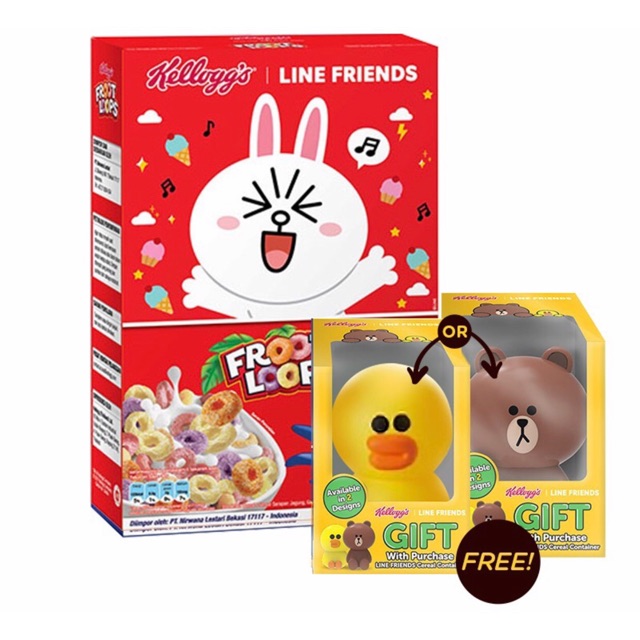 Jual Kellogg's Froot Loops Line Edition free container | Shopee Indonesia