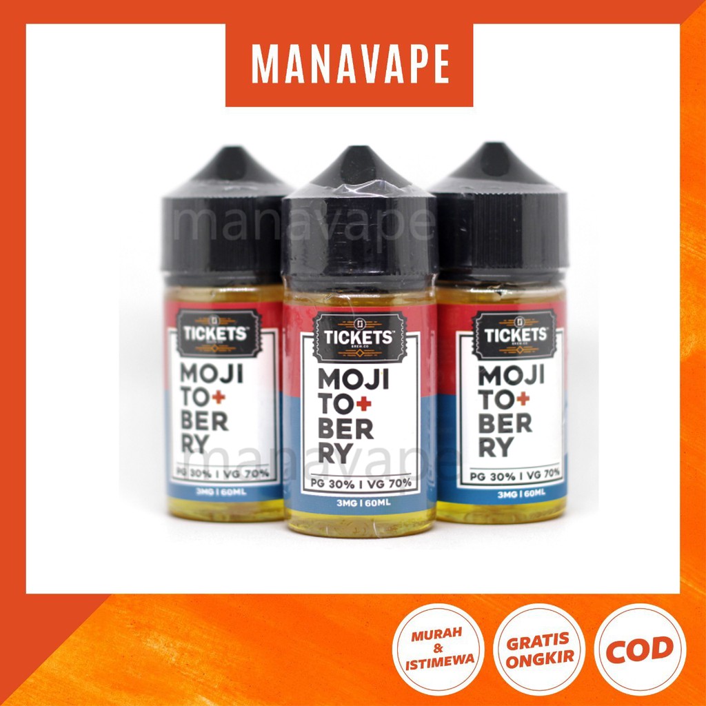 Jual TICKET MOJITO 60ML by TICKETS BREW | Shopee Indonesia