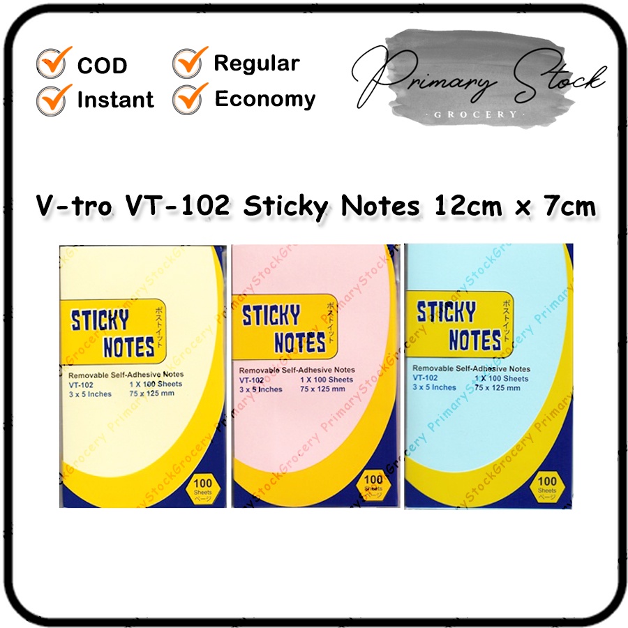 Jual Sticky Note Besar Stick Notes Post It Memopad Memo Tanggung ...