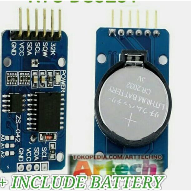 Jual FT-288>> RTC DS3231SN + CR2032 Arduino uno Raspberry pi DS3231 SN | Shopee Indonesia