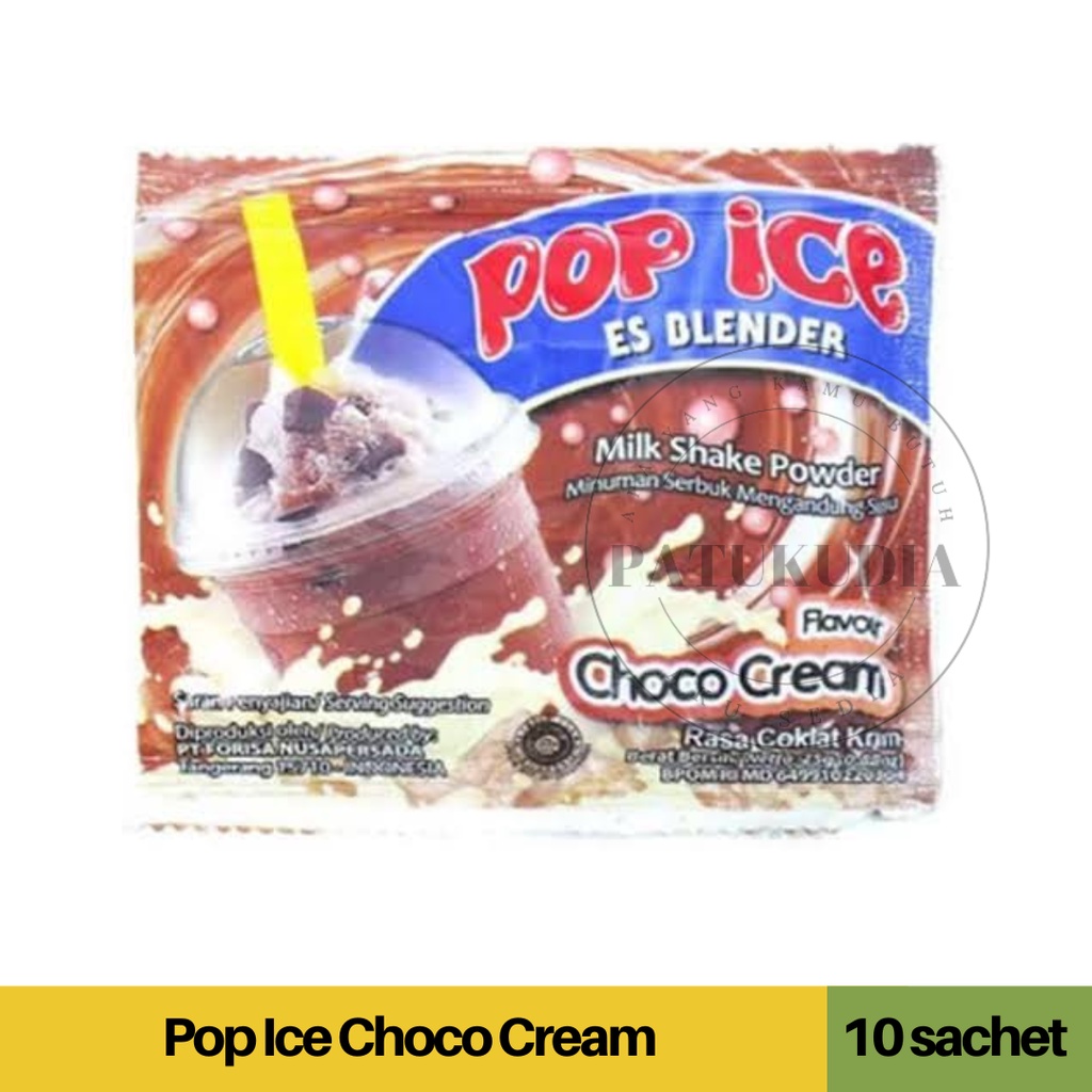 Jual Pop Ice (Es) Blender Minuman Bubuk Instan Renceng isi 10 | Pop Es ...