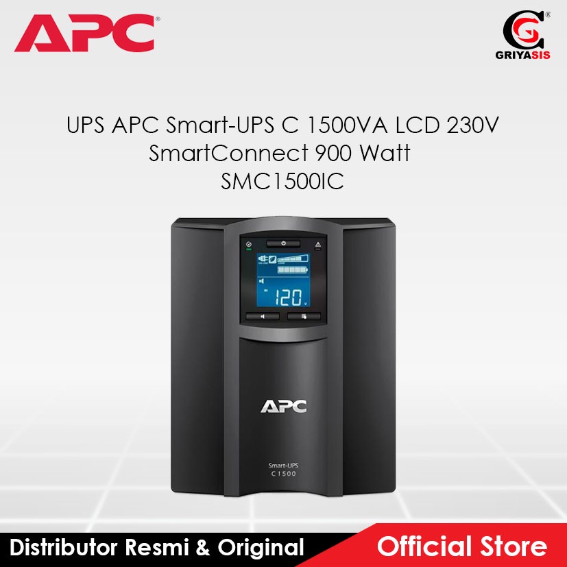 Jual UPS APC Smart-UPS C 1500VA LCD 230V SmartConnect 900 Watt SMC1500IC | Shopee Indonesia