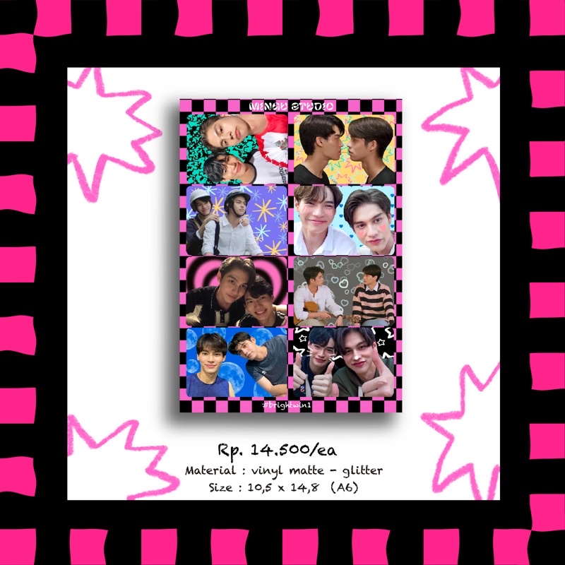 Jual STIKER BRIGHTWIN BRIGHT WIN #1 STICKER CORE | MinguStudio | Shopee ...