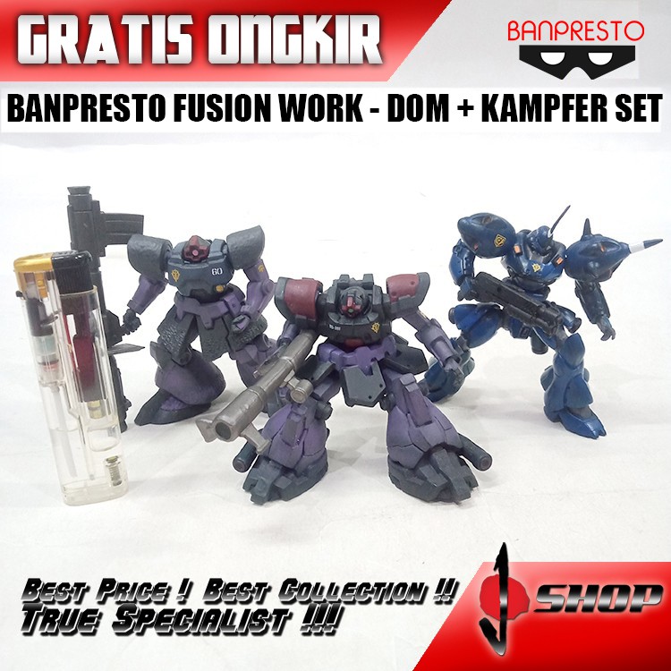 Jual BANPRESTO FUSION WORK - DOM + KAMPFER SET | Shopee Indonesia