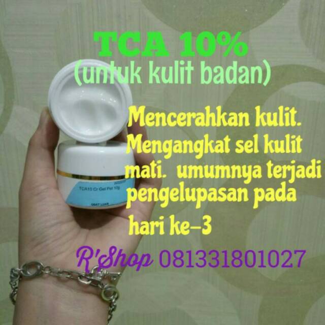 Jual TCA 10% gel / home peeling / peeling badan / TCA 10 % | Shopee ...