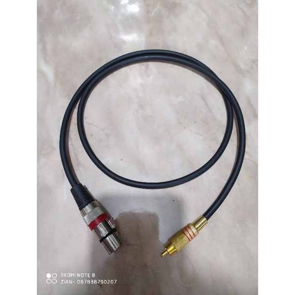 Jual kabel Jack cannon to Rca 1meter | Shopee Indonesia