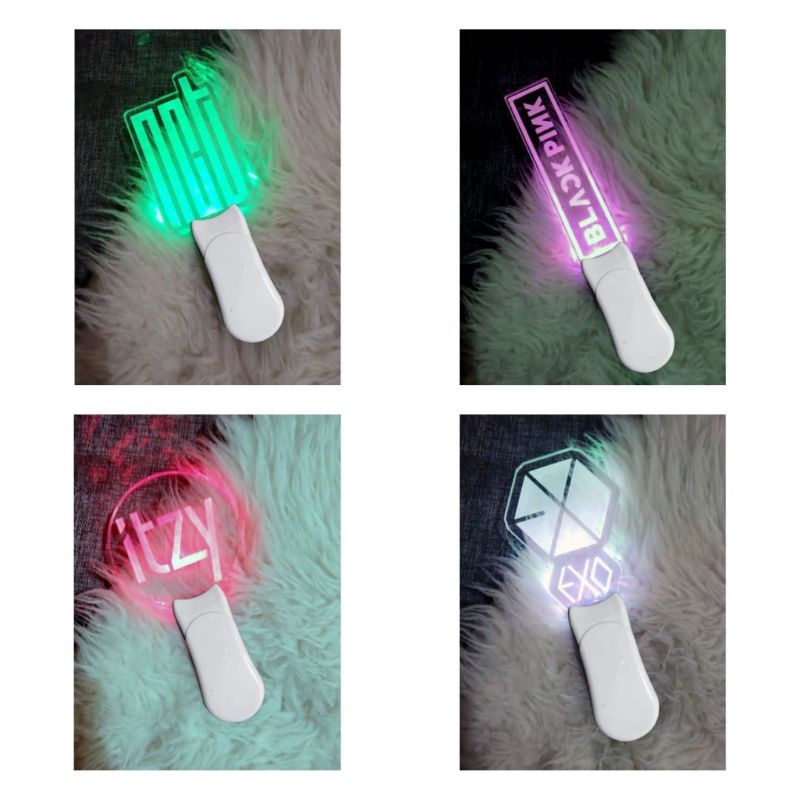 Jual LIGHTSTICK CUSTOM FANMADE EVENT NCT 127 BLACKPINK EXO TREASURE BTS ...