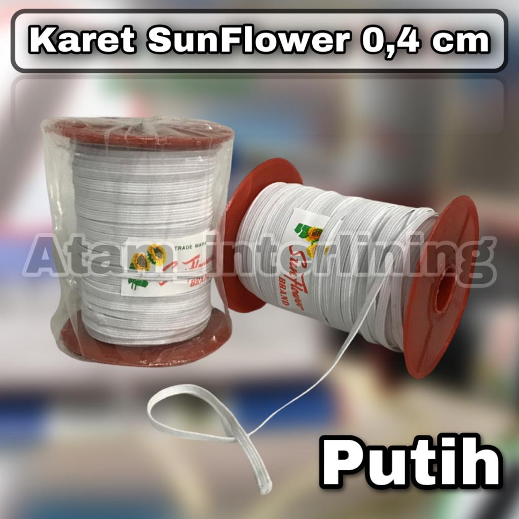 Jual Elastik SunFlower 4mm / 0,4cm - Karet tali elastik elastic elastis ...