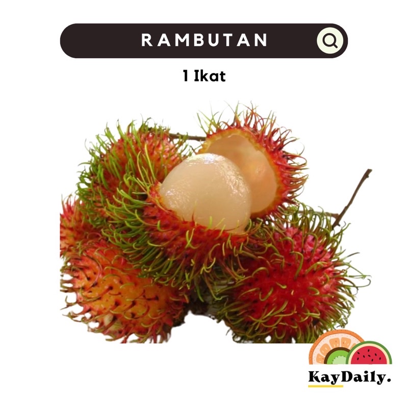 Jual RAMBUTAN BUAH SEGAR 2 ikat | Shopee Indonesia