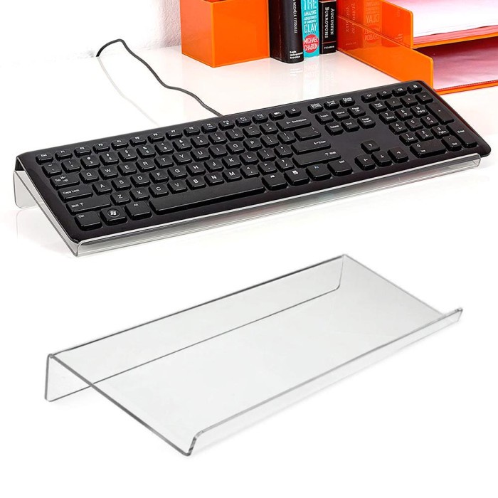 Jual Triple W Acrylic Keyboard Standing Rack Penyanggah Keyboard ...