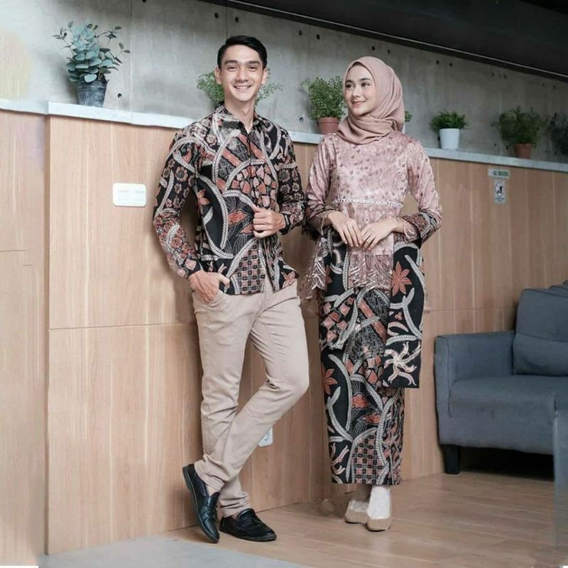 Jual BATIK BROKAT BRUKAT KONDANGAN COUPLE ANATA | Shopee Indonesia
