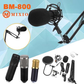 Jual MIXIO BM800 ORIGINAL Full Paket recording Microphone Condenser ...