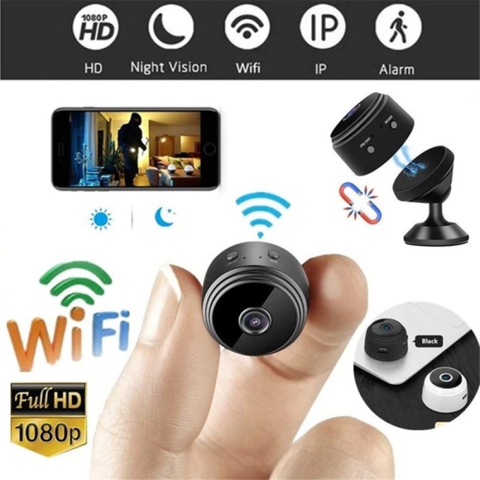Jual Mini WiFi IP Camera CCTV 1080P cctv portable kualitas tinggi Smart ...