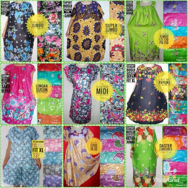 Jual Daster murah ecer harga grosir / daster payung daster yukensi ...