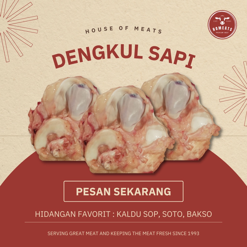 Jual Dengkul Sapi Lokal Beef Patella Segar | Shopee Indonesia