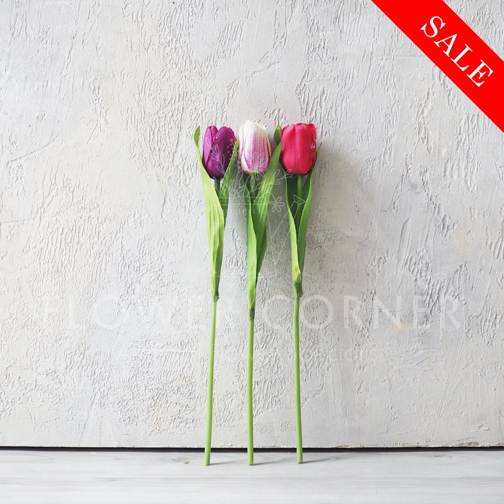Jual Bunga Tulip Kain Kecil 1 Tangkai / Small Artificial Tulip Flower ...