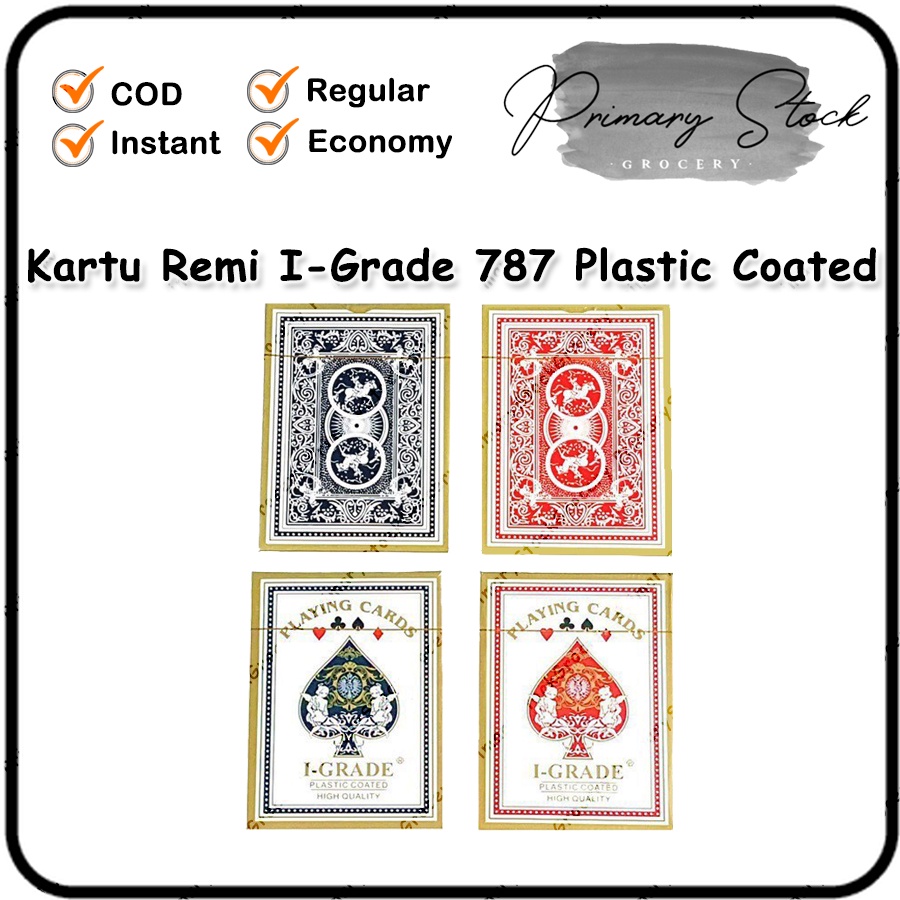 Jual Kartu Remi Anti Air Waterproof Lapis Plastik Plastic I-GRADE ...