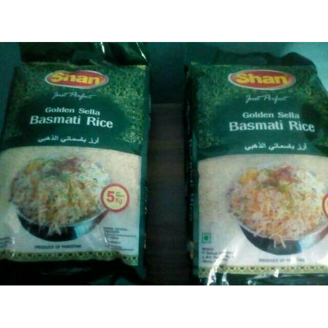 Jual SHAN Golden Della Basmati Rice 5kg / Beras Basmati Shan 5kg ...