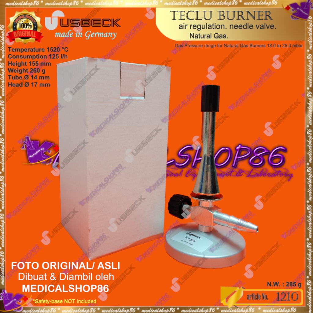 Jual TECLU BURNER Natural Gas. Merk USBECK cat 1210 | Shopee Indonesia