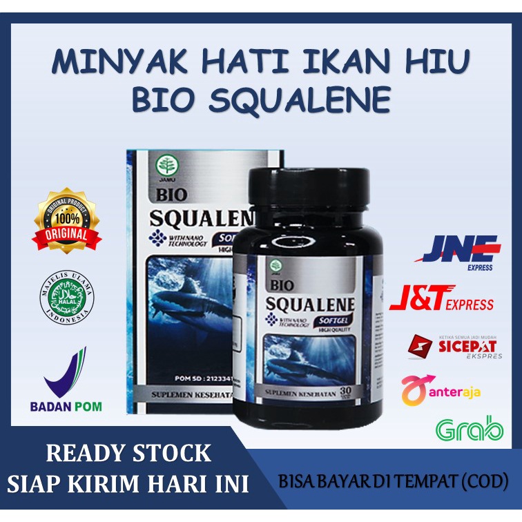 Jual BIO SQUALENE ISI 30 SOFTGEL VITAMIN UNTUK DAYA TAHAN TUBUH ANAK ...