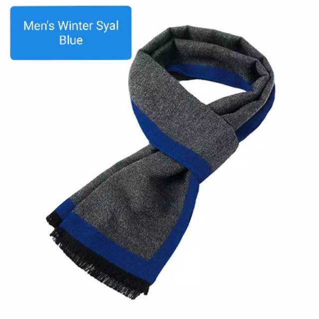 Jual Men's Winter Syal / Syal Musim Dingin Laki / Syal Winter Pria ...