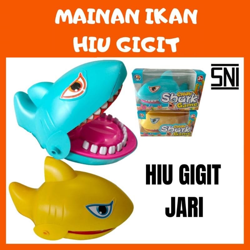 Jual MAINAN PRANK SHARK ATTACK / BITE SEPERTI CROCODILE DENTIST ...