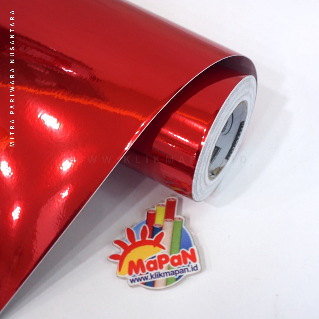 Jual Stiker Max Decal Mirror Chrome Red (7500-MH03) | Shopee Indonesia