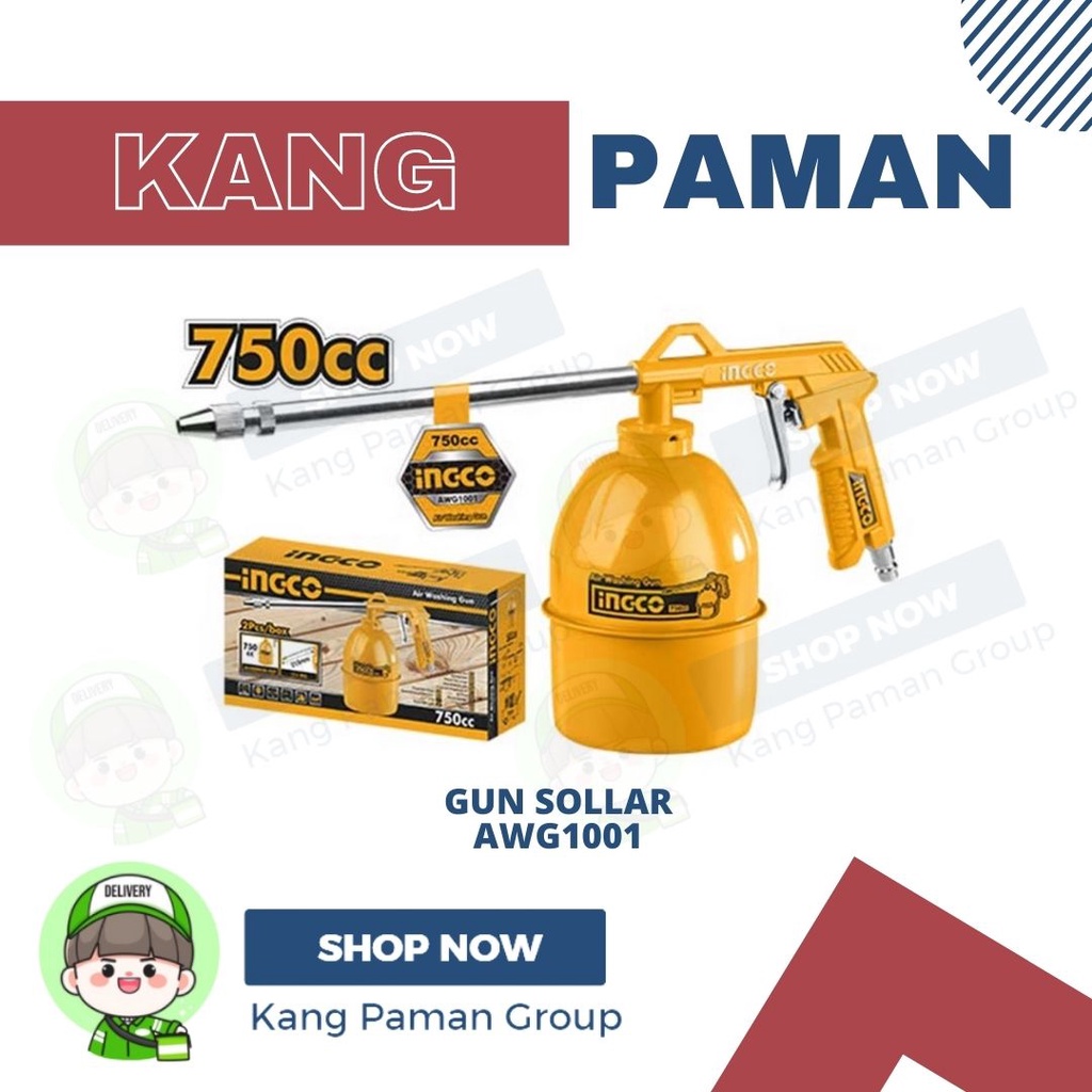 Jual OLI GUN SOLAR / AIR WASHING GUN / SPRAY AIR GUN OLI INGCO AWG1001 ...