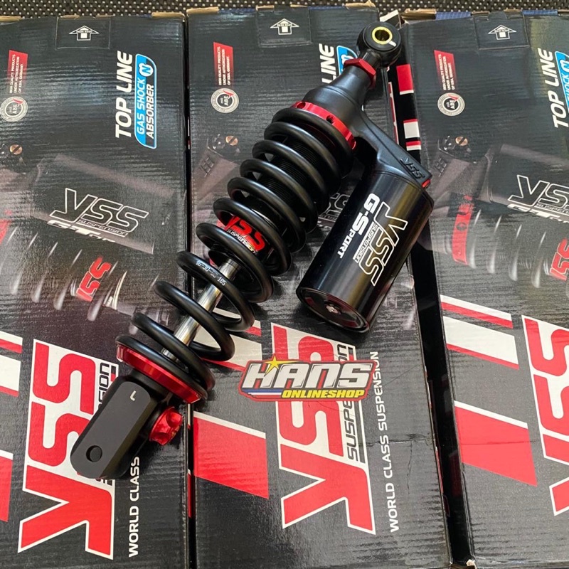 Jual SHOCKBREAKER YSS G SERIES 340 MM SMOOTH BLACK SERIES NEW VARIO 160 | Shopee Indonesia