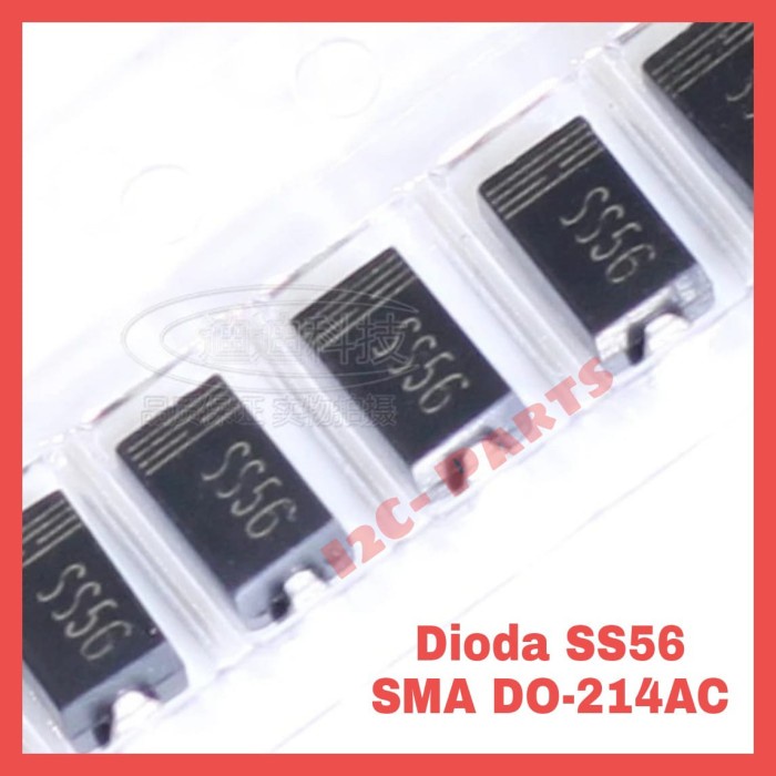 Jual DIODA SS56 SMD 5A 60V SMA DO-214AC SCHOTTKY BARRIER RECTIFIER SR560 | Shopee Indonesia