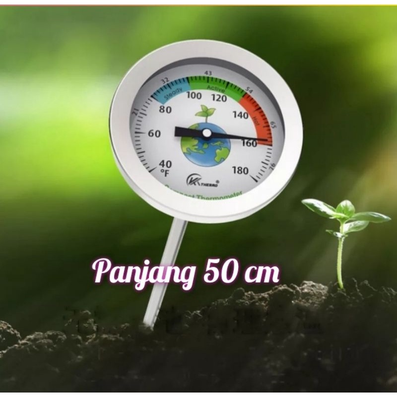 Jual thermometer tanah/thermometer kompos( 50 cm) | Shopee Indonesia