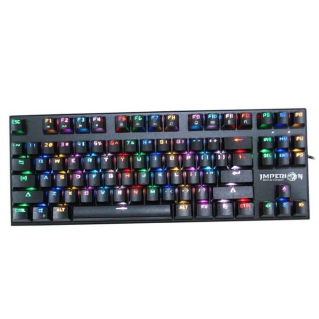 Jual Keyboard Gaming Imperion Mech 7 KG-M07R Mechanical, RGB | Shopee ...