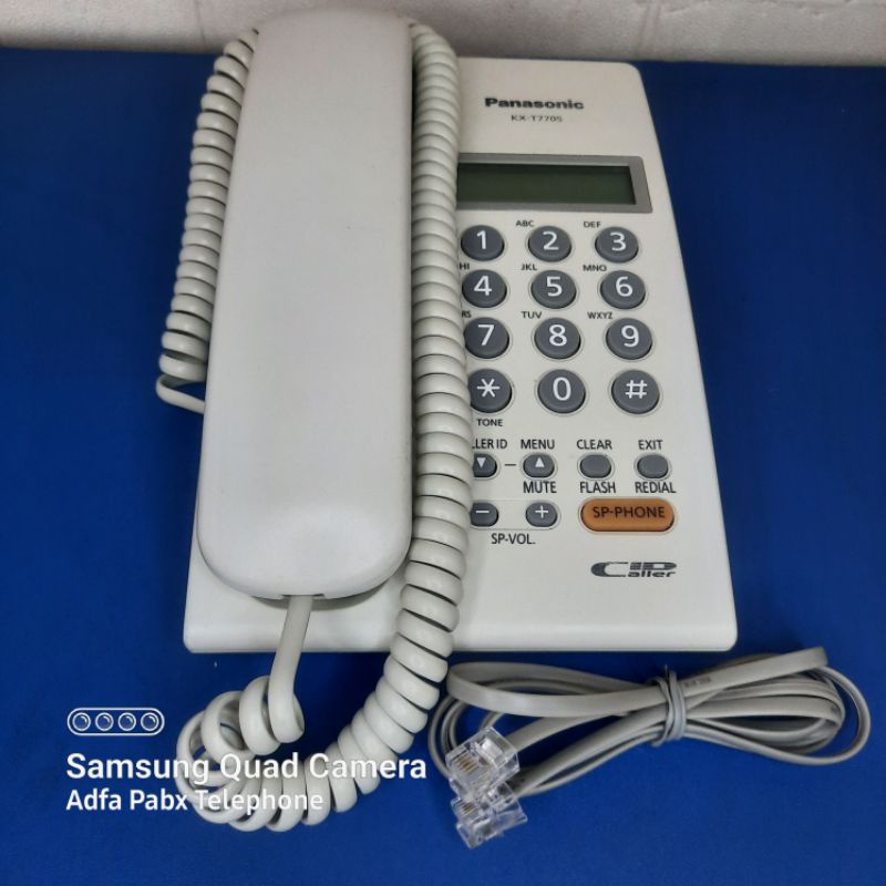 Jual Pesawat Telepon Rumah Dan Kantor Panasonic KX-T7705 Second | Shopee Indonesia