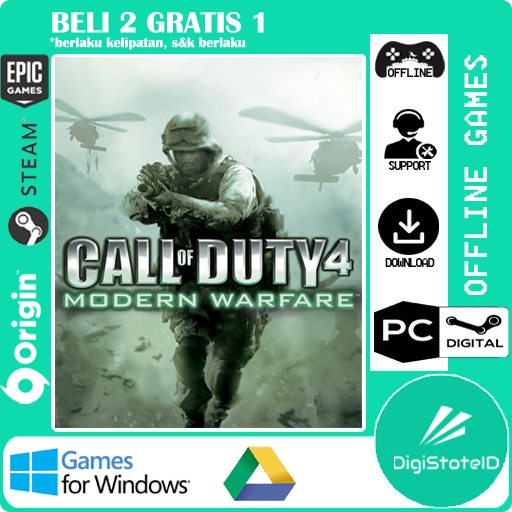 Jual Call of Duty 4 Modern Warfare COD 4 Modern Warfare - Game PC ...