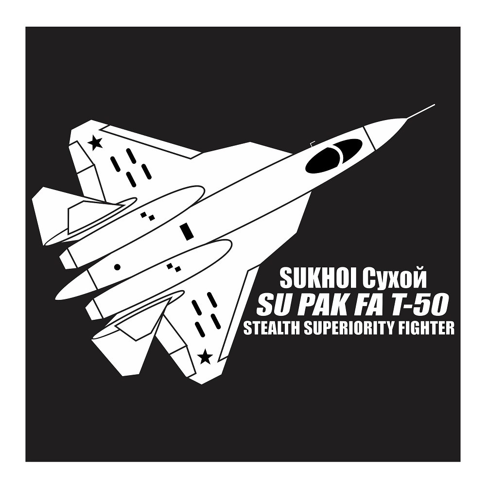 Jual Sukhoi SU PAK FA T-50, Cutting Sticker | Shopee Indonesia
