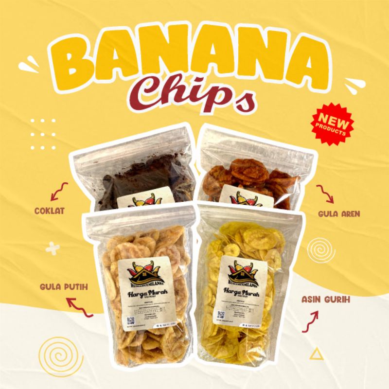 Jual 05. BANANA CHIPS 250GR | Shopee Indonesia