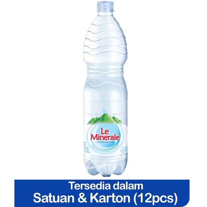 Jual Air Mineral Le Mineral | LE MINERALE 1500 ML 1 DUS ISI 12 BOTOL ...
