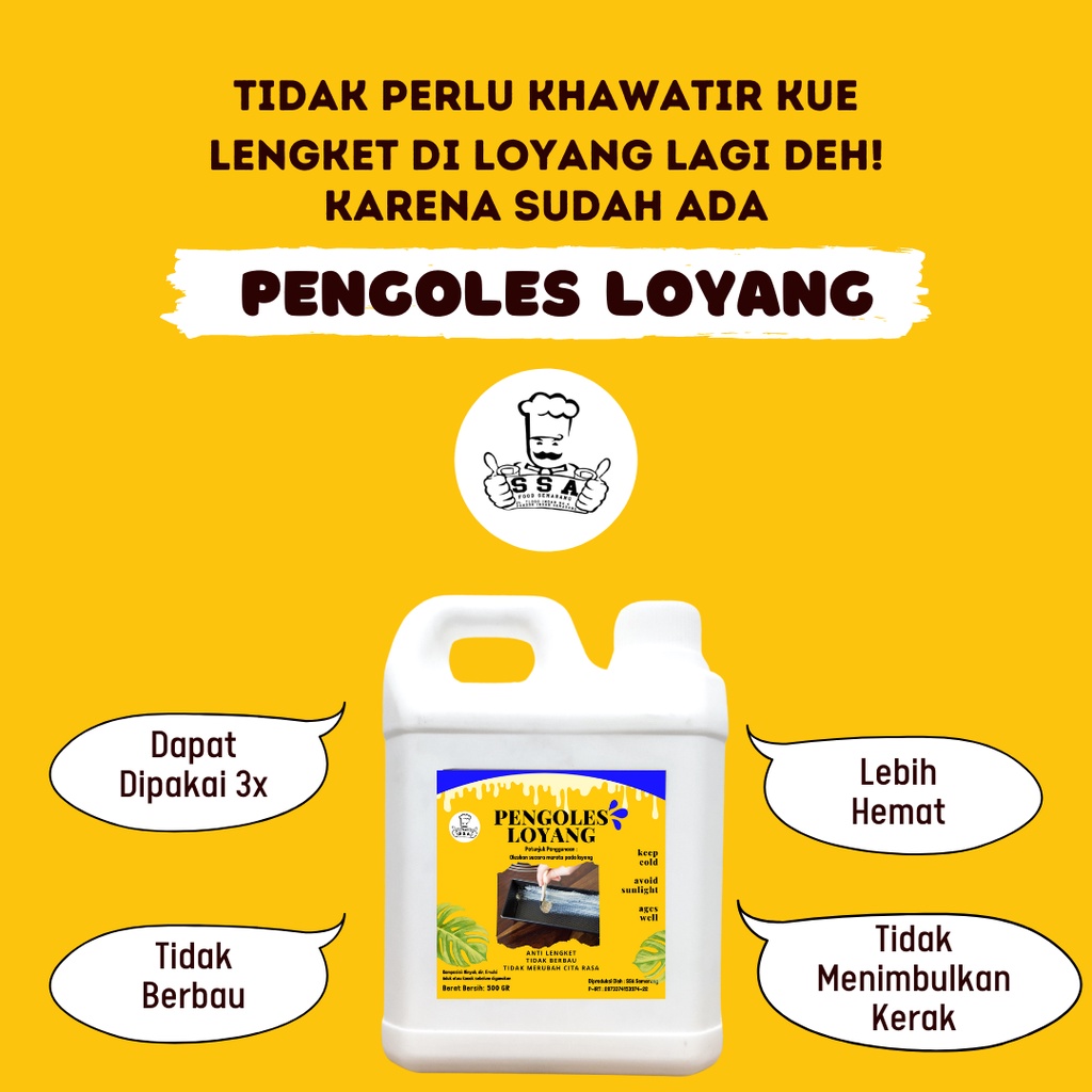 Jual SSA Pengoles Loyang 500 Ml / Cairan Oles Loyang / Pengganti ...