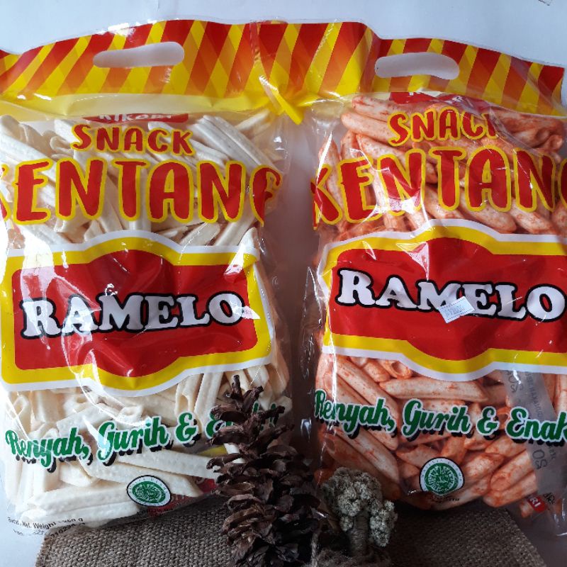 Jual KENTANG POTAO SAOS RAMELO 250 Gram / KENTANG SAPI BAKAR 250 gram / SNACK KILOAN MURAH ...