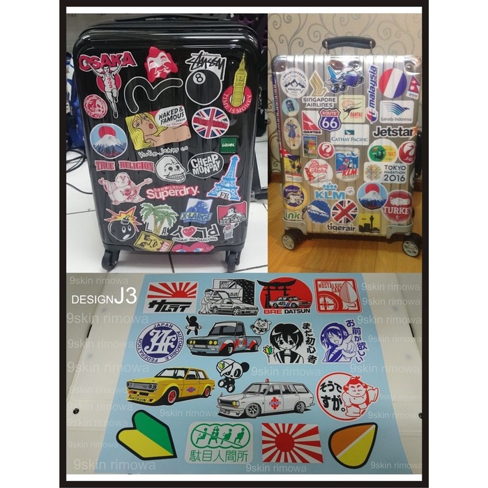 Jual Koper - Stiker Koper Rimowa, Logel, American Tourist, Dll Jdm ...