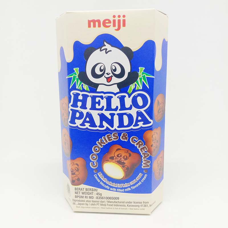Jual MEIJI HELLO PANDA COOKIES & CREAM 45 GR | Shopee Indonesia