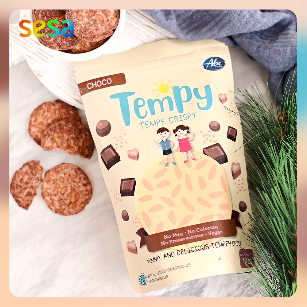 Jual Abe Food - Tempy Tempe Crispy Choco 70 g | Shopee Indonesia