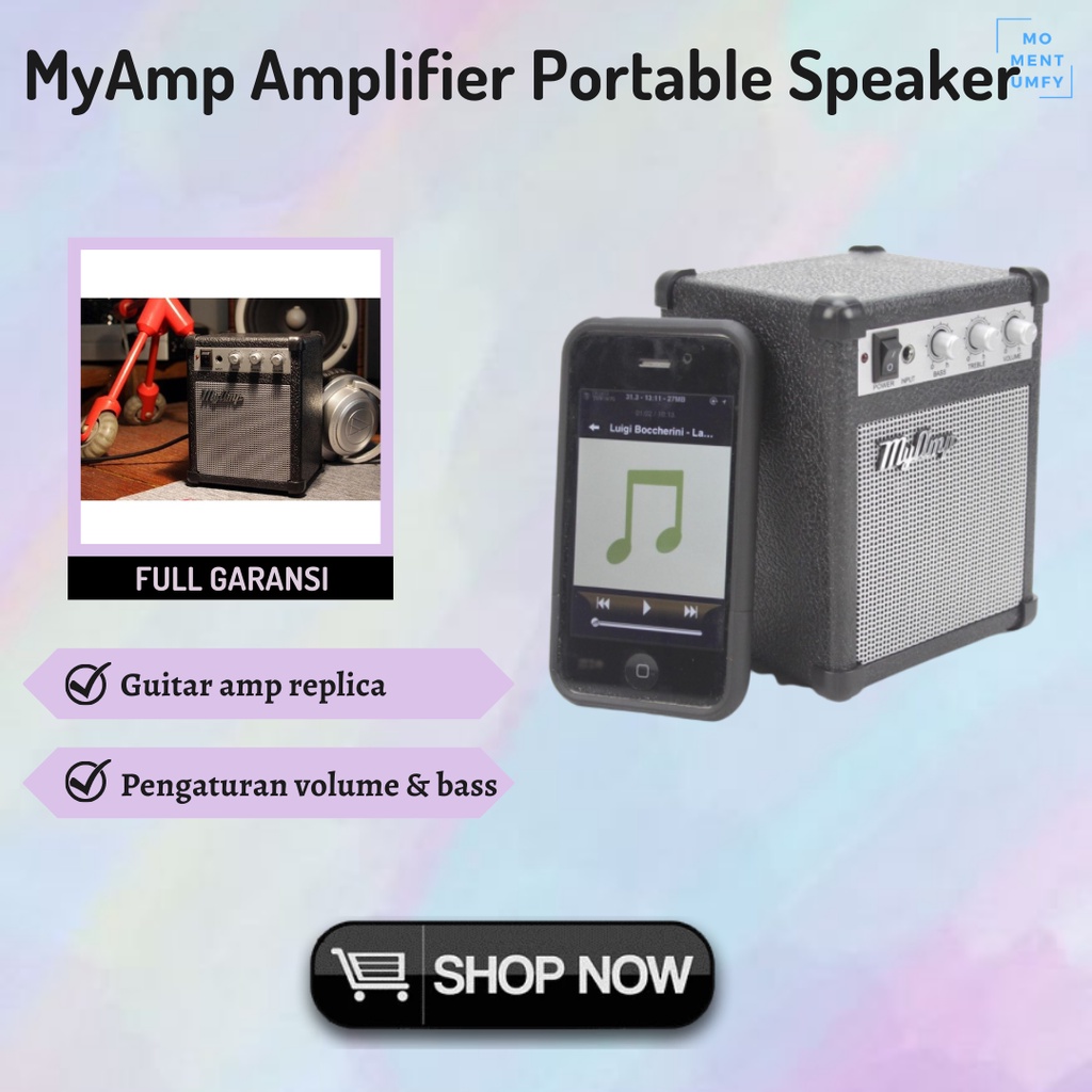 Jual Speaker Spiker Ampli Amplifier Gitar Bass Portable Portabel MP3 ...