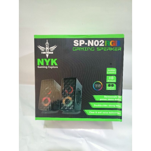 Jual Speaker GAMING RGB NYK SP N02 Original Jaminan Kualitas | Shopee Indonesia