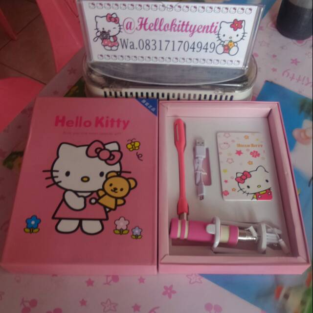 Jual Power bank set dengan tongsis dan lampu led | Shopee Indonesia