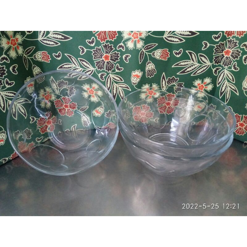 Jual Mangkok Beling Kecil / Mangkok Sayur / Mangkuk Salad Buah Isi 6 ...