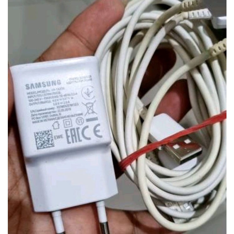 Jual Charger Samsung Copotan S10e S10plus 10+ ori bawaan bekas copotan | Shopee Indonesia
